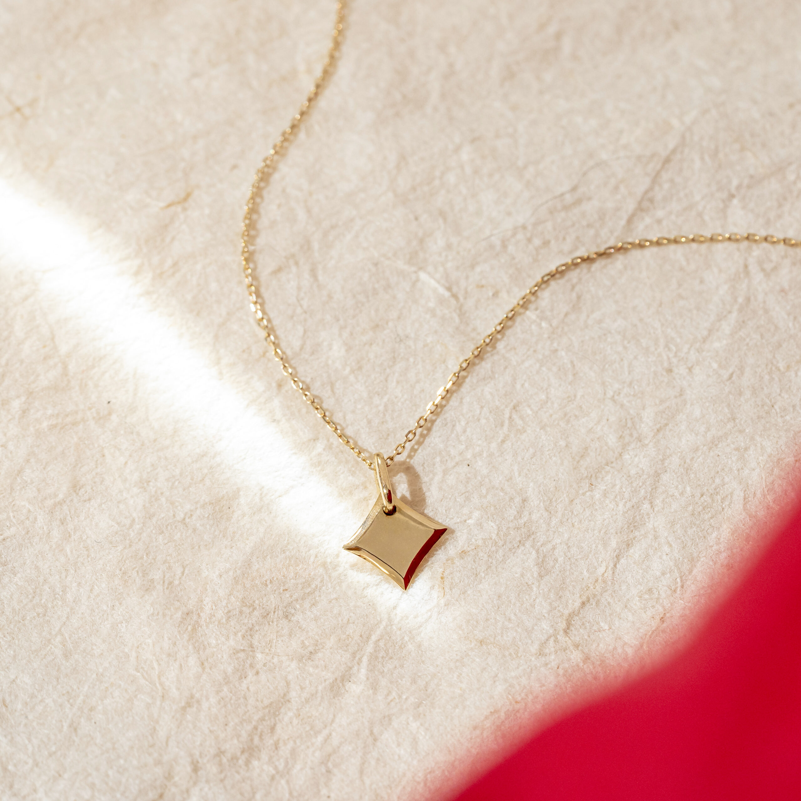 Rhombus Pendant - Eunoia Fine Jewelry
