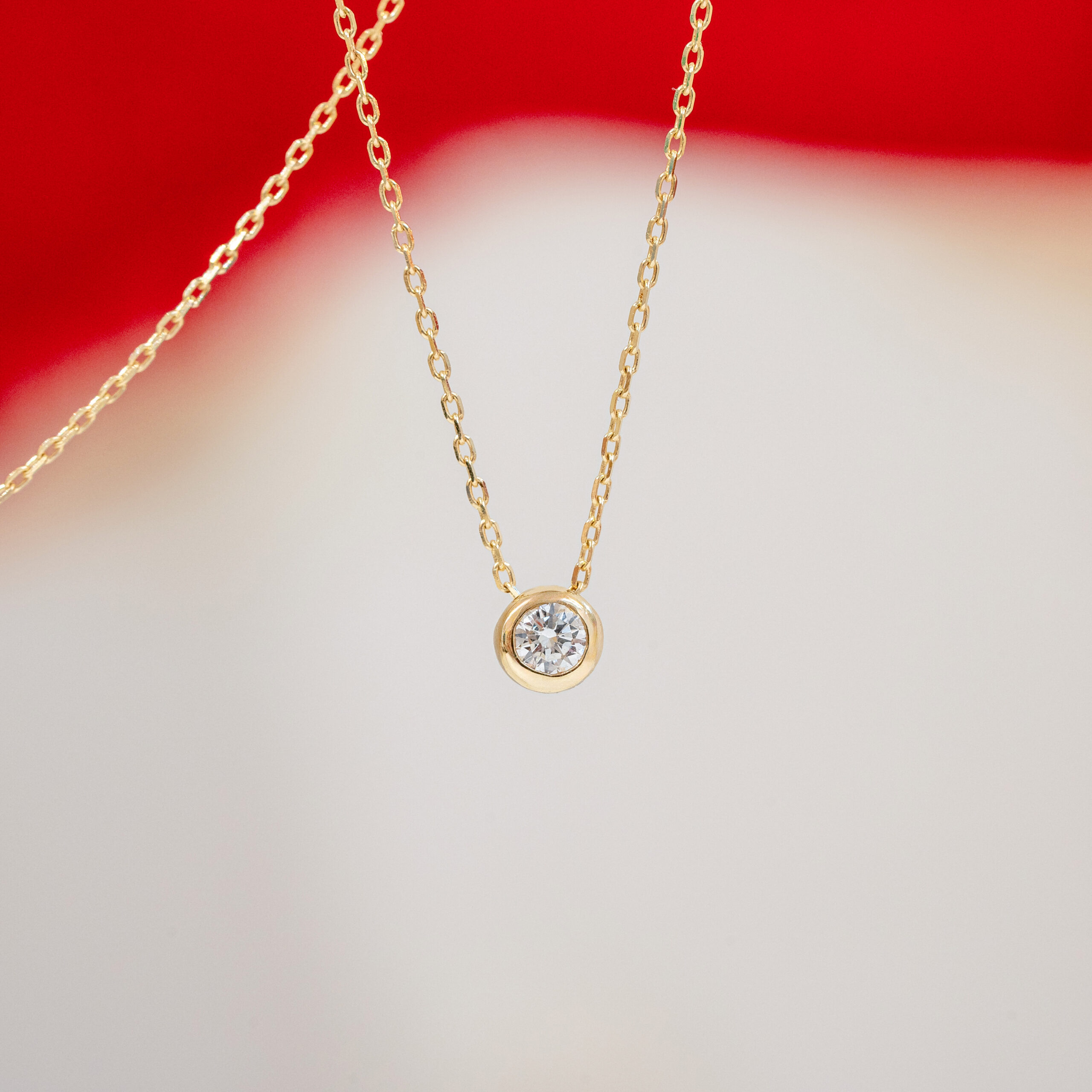 One Diamond Necklace - Eunoia Fine Jewelry