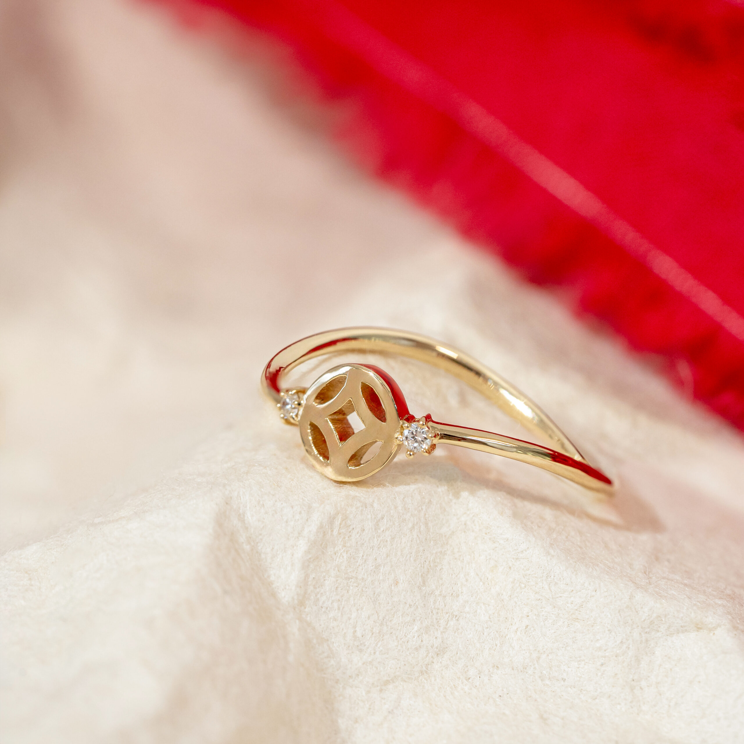 Lucky Money Infinity Ring - Eunoia Fine Jewelry
