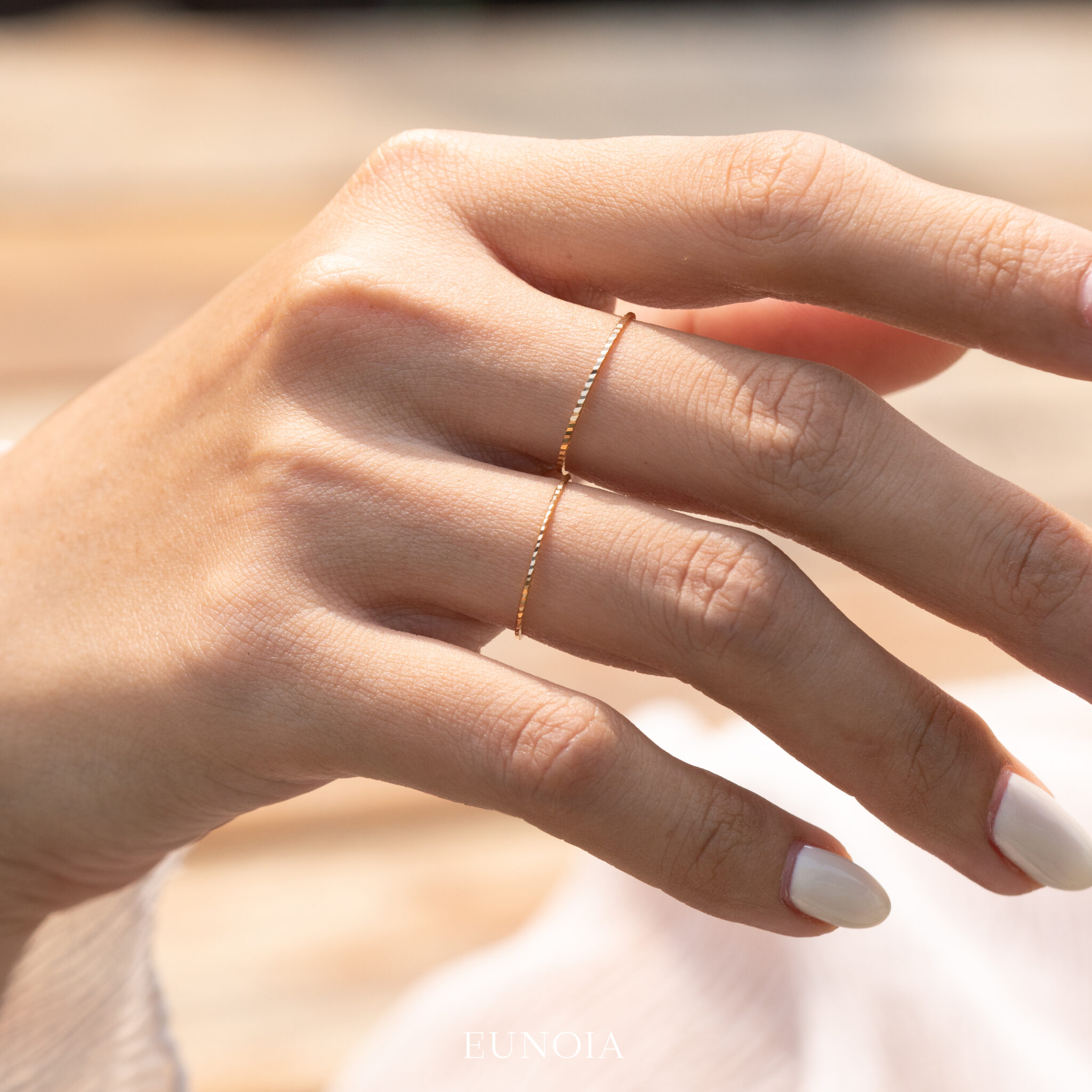 Mini Pattern Ring - Eunoia Fine Jewelry